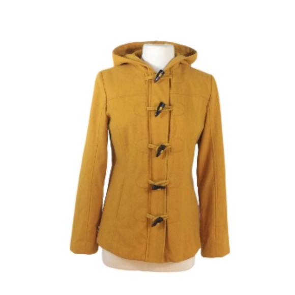 Merona | Jackets & Coats | Mustard Yellow Toggle Winter Coat S | Poshmark
